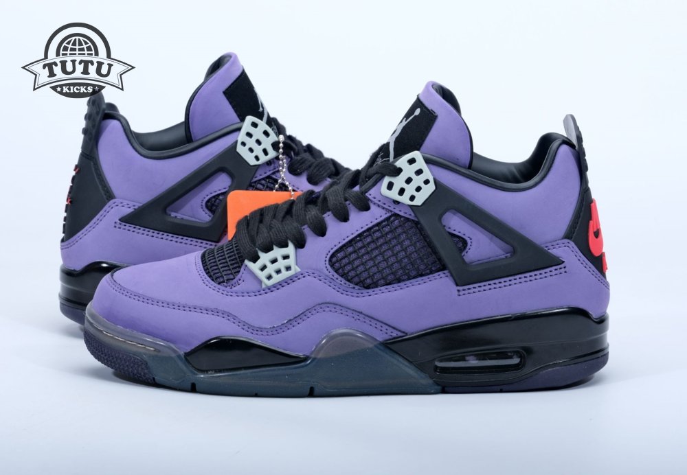Travis Scott x Air Jordan 4 Black Purple size 36-47.5 [Model-28350728 ...