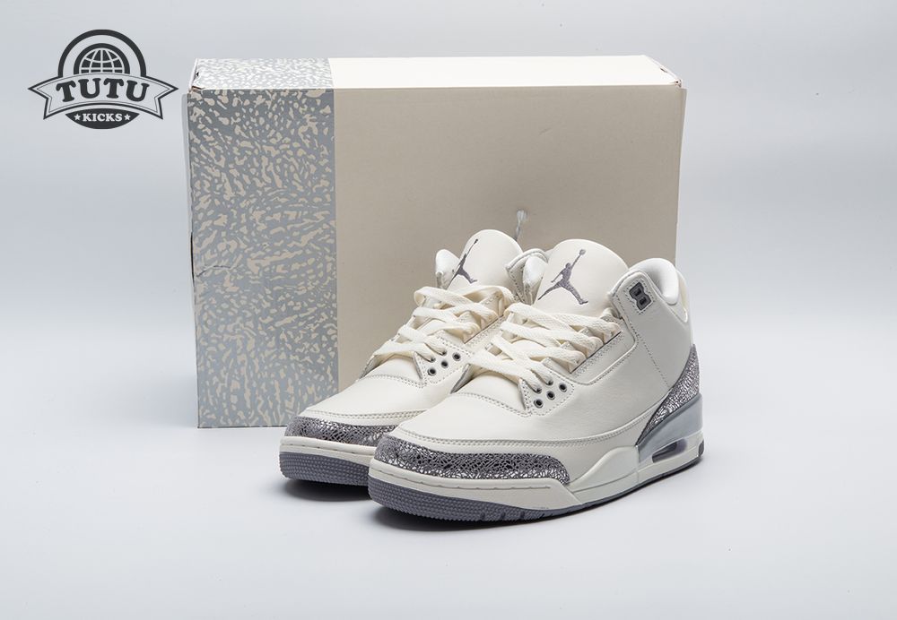 Air Jordan 3 Sail Metallic Silver CK9246-100 size 36-47.5 [Model ...