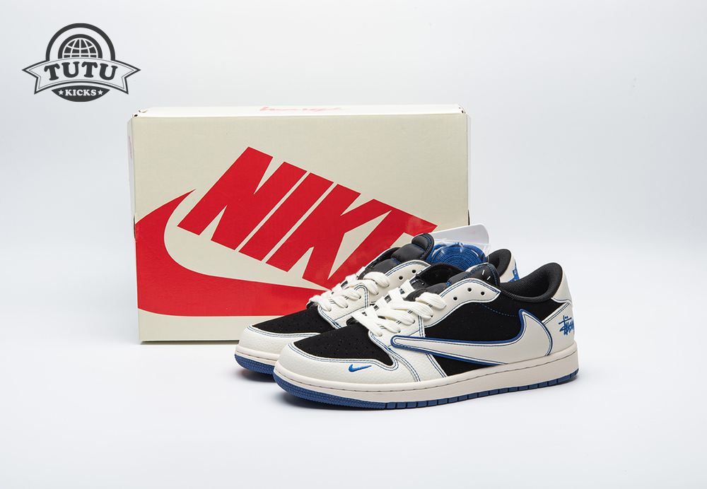 TRAVIS SCOTT X FRAGMENT DESIGN X AIR JORDAN 1 LOW OG SP SJ2068-113 Size ...